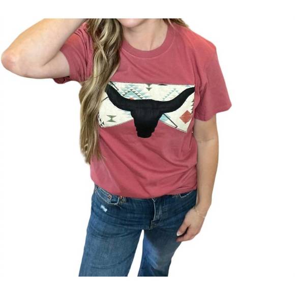 SOUTHERN BELLE | Tops | New Southern Belle Western Longhorn Graphic Tee ...